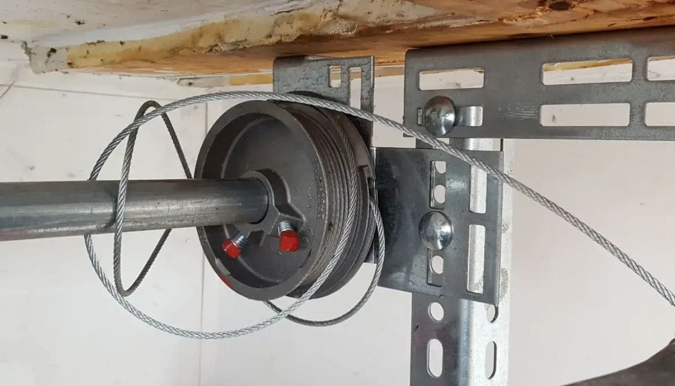Replace Garage Door Cable With Door Down