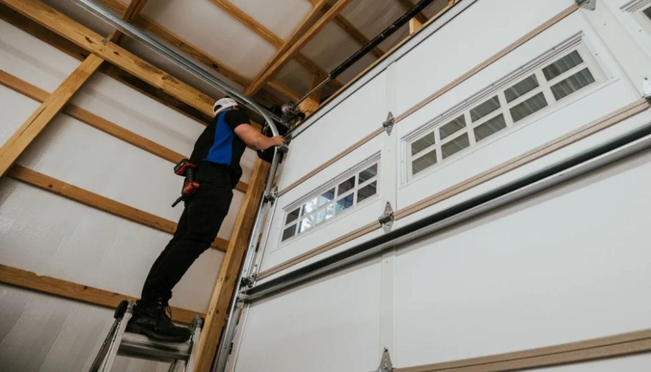 Replace Garage Door Cable With Door Down